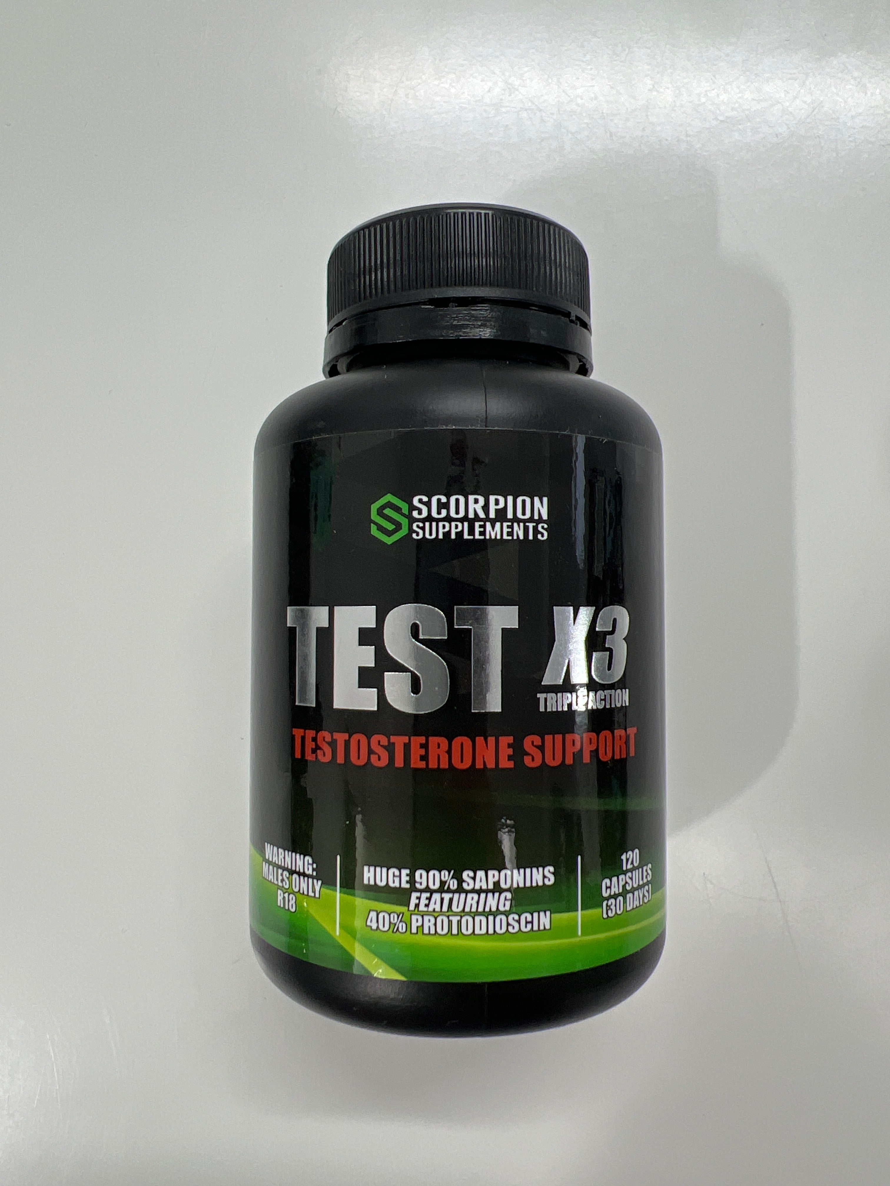 SCORPION TEST X3- Testosterone Support – Gymeez Health & Nutrition