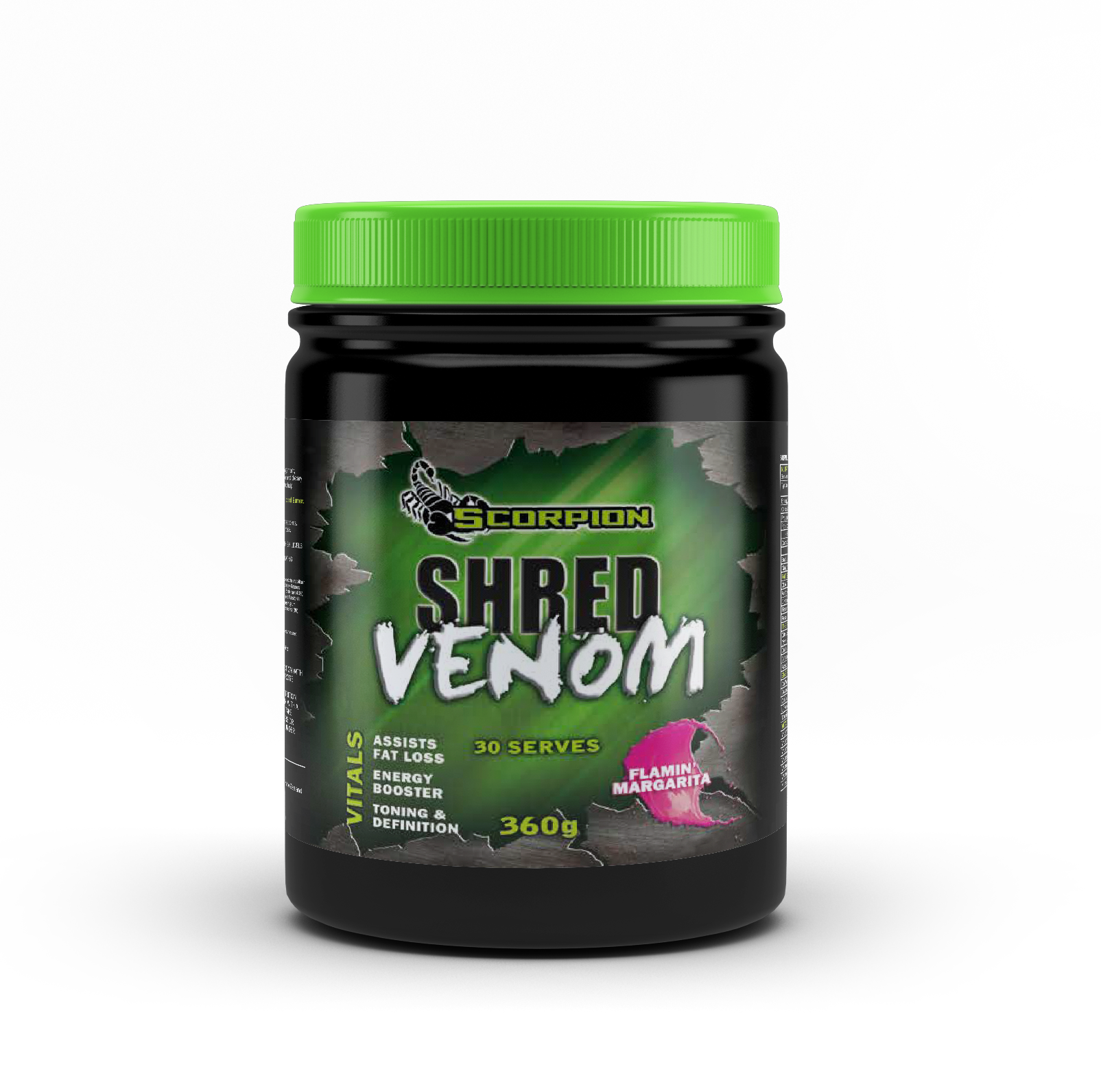 SCORPION SHRED VENOM 360g – Gymeez Health & Nutrition